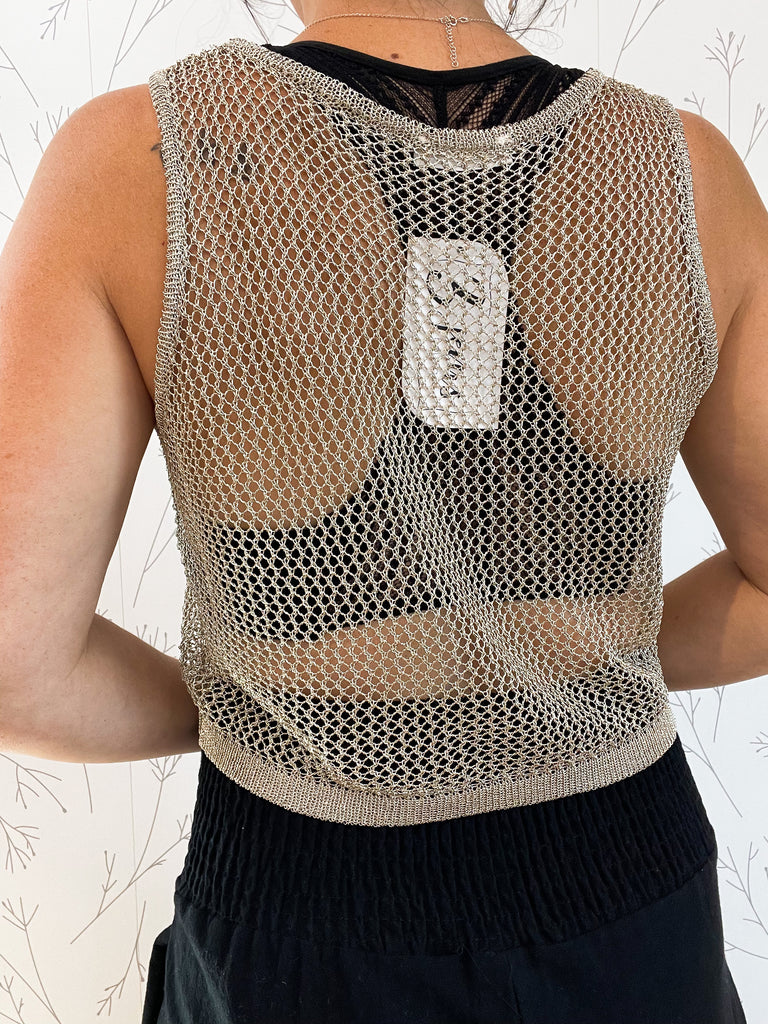 Metallic Thread Knit Top – 3 jems boutique